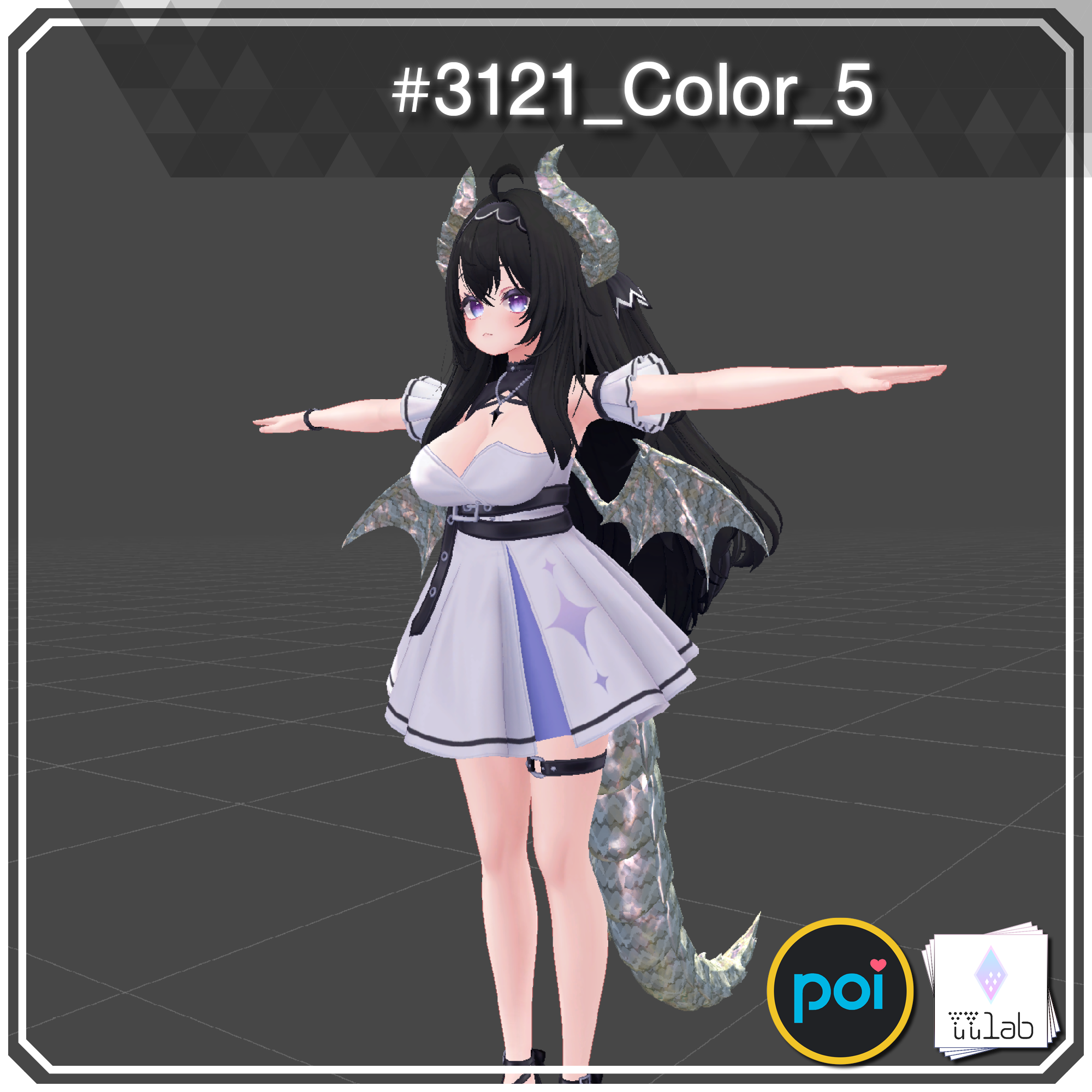 YUYULAB #3121 Material コスチュームマテリアル for 愛莉【VRchat想定】 - YUYULAB - BOOTH