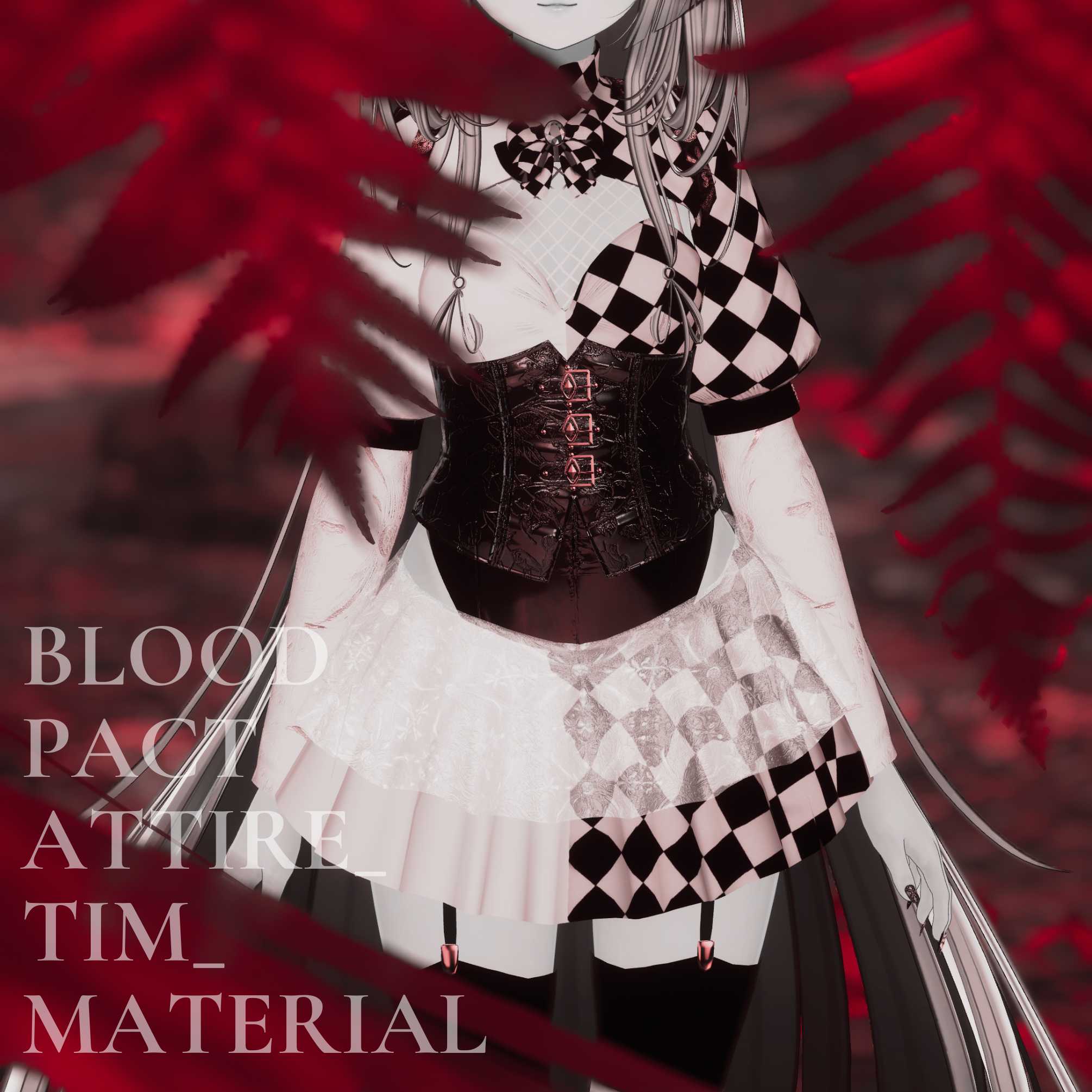 Blood Pact Attire 専用 Noir Harlequin Material set - Enchanted_tim - BOOTH