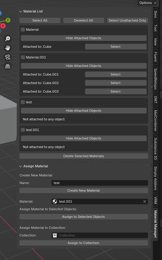 [一括割当]7sai Material Manager[Blender Addon v2.8~] - ななさいのお店 - BOOTH