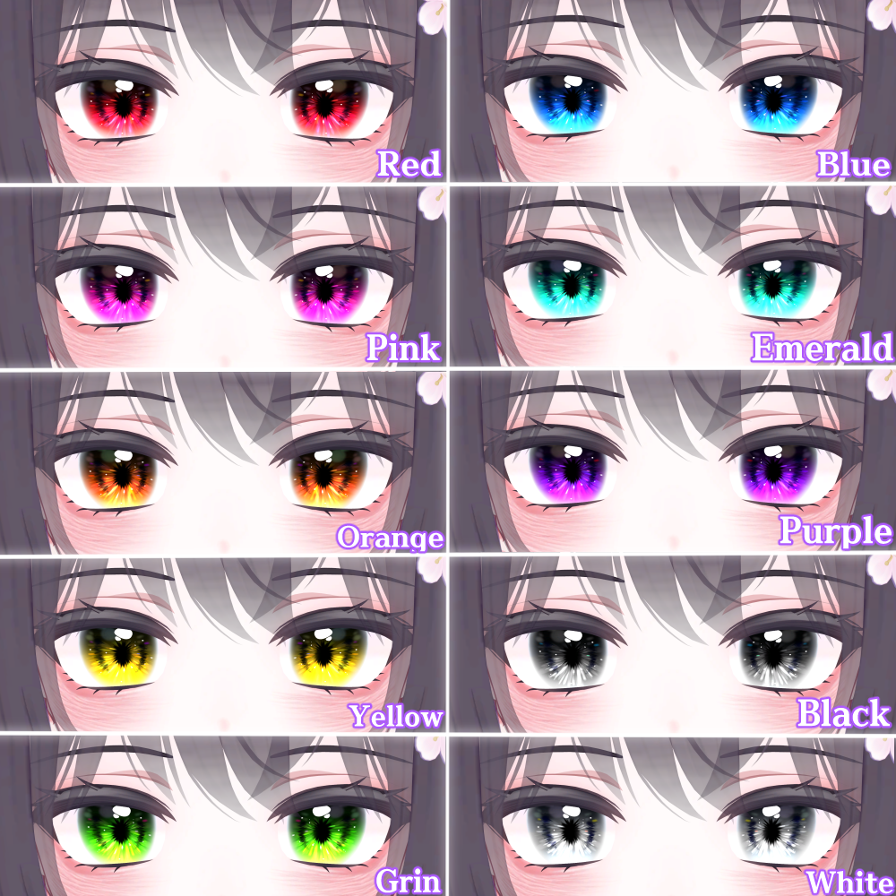 [萌(Moe)] Meteor shower eye texture (10colors/瞳10色) + Make up - Hamppo ...