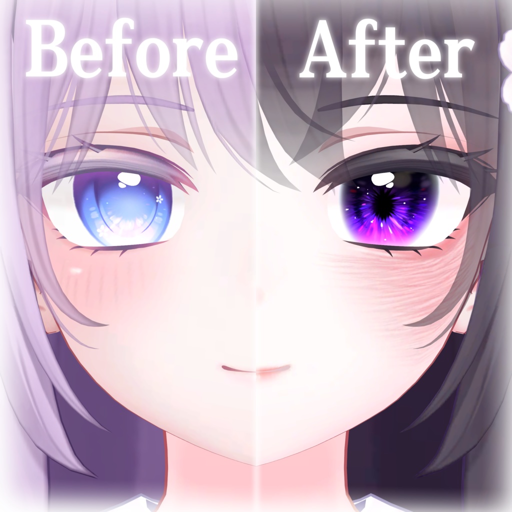 [萌(Moe)] Meteor shower eye texture (10colors/瞳10色) + Make up - Hamppo ...