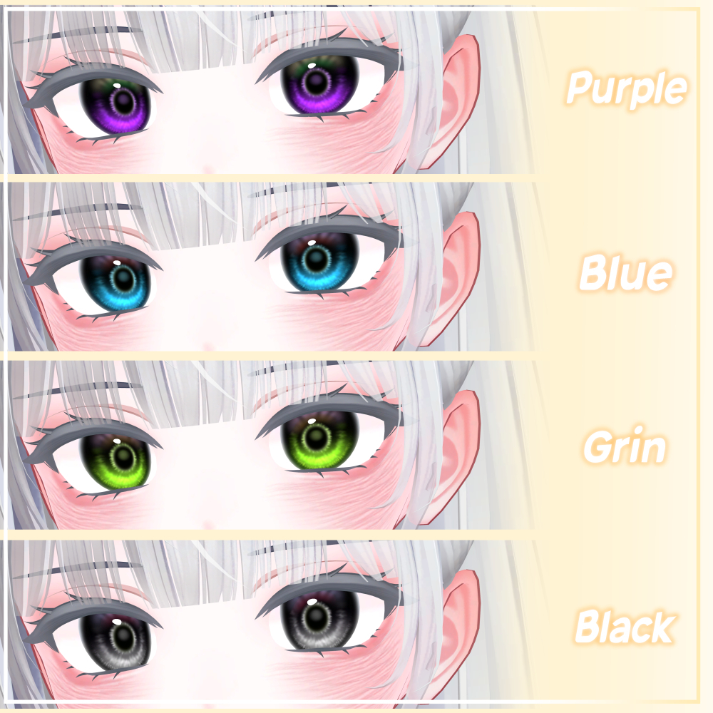 [萌(Moe)] Sun Flower Eye Texture (7colors/瞳7色) - Hamppo-factory - BOOTH