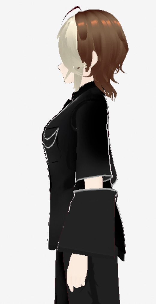 Punk Casual Shirt (VRoid model) - The Nine Tailed Kitsune - BOOTH