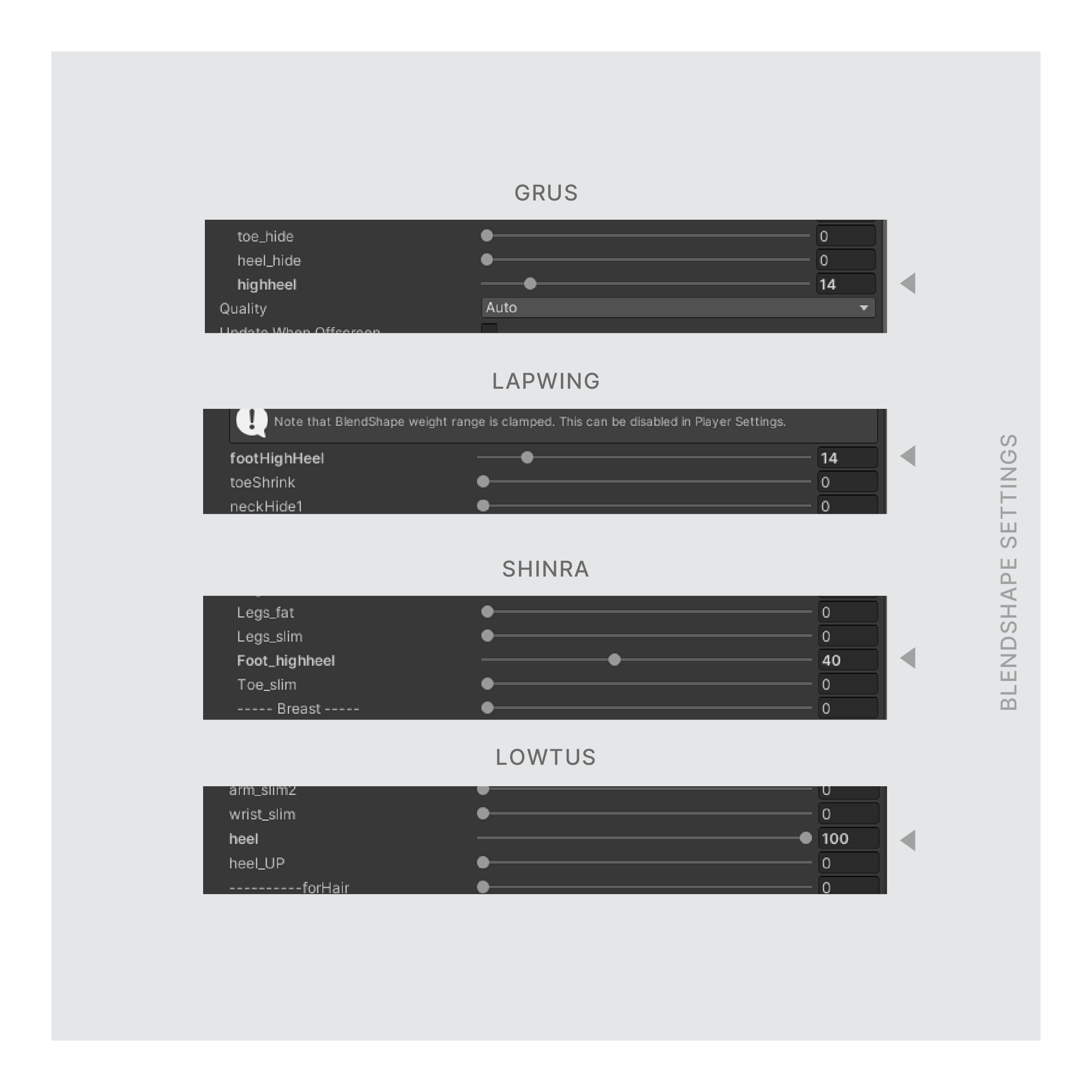 「VRC想定 Grus/Lapwing/Lowtus/Shinra」 Footwear Set - COSMIC - AstroAura ...