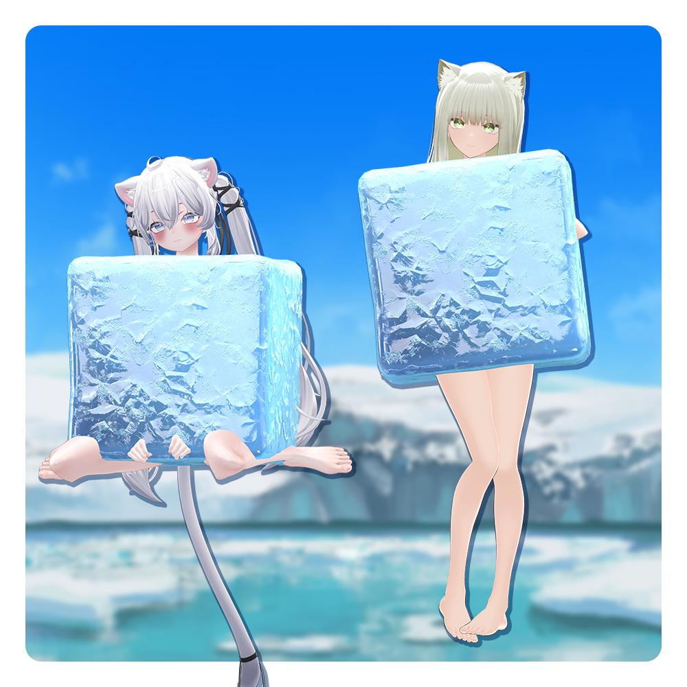 【MA対応】氷のきぐるみ🧊【ひんやりエフェクト付き】 - comet - BOOTH