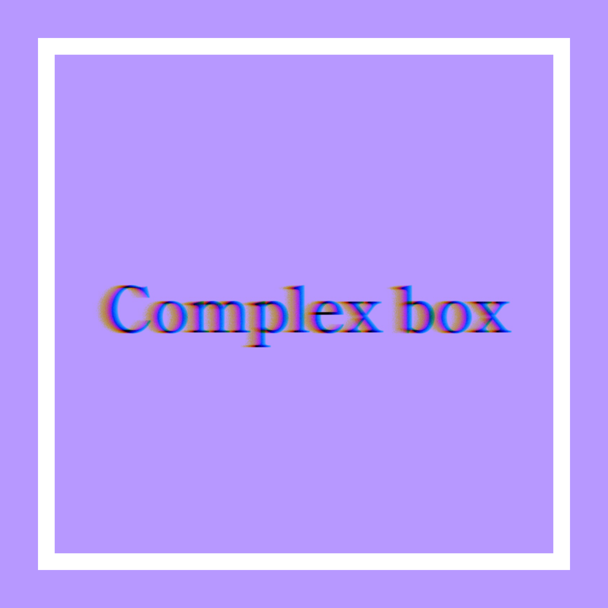 Complex box - 氏は9才 - BOOTH