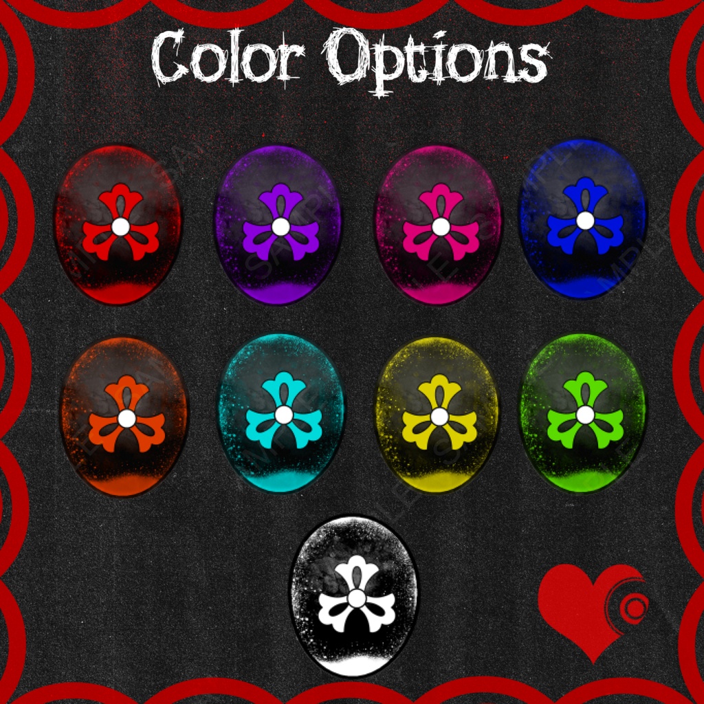 Blood Rose ~ 目の質感 [VRChat] (7 Avatars) (Eye Texture) ꨄ - Tafu Store - BOOTH