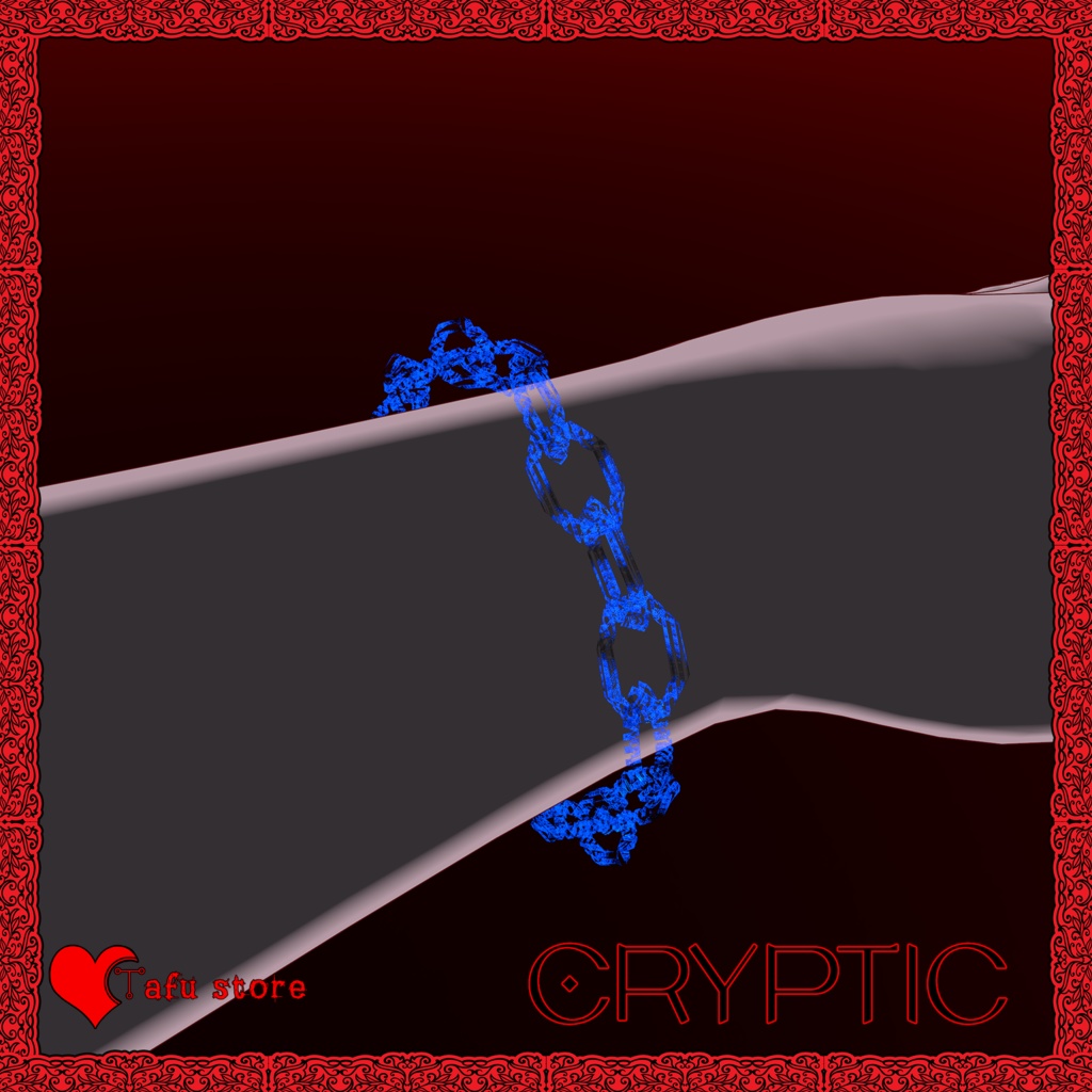 [無料] CyberFire チェーン｜VRChat 汎用アクセサリー（アンクレット/ブレスレット/ネックレス）｜Cybershader付属 ...