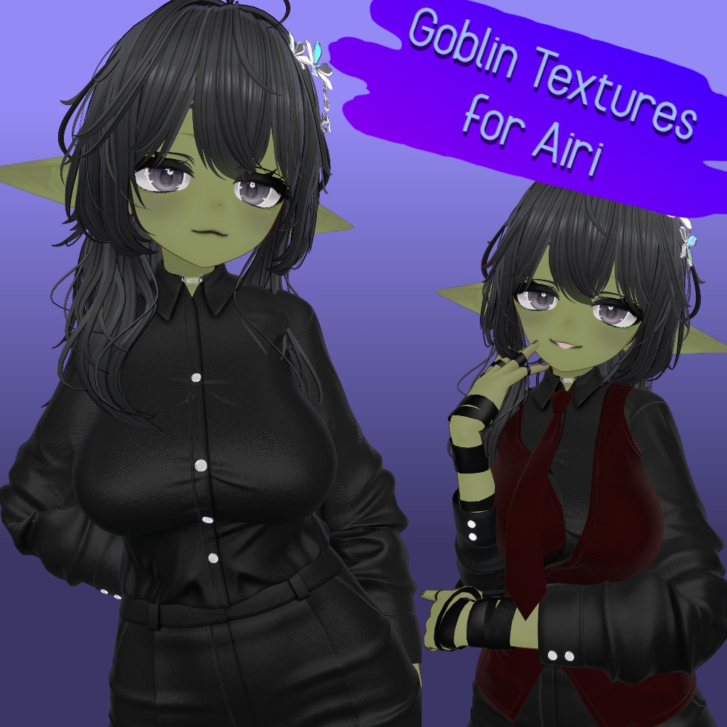 Airi Goblin Skin Textures - astraavatarworks - BOOTH