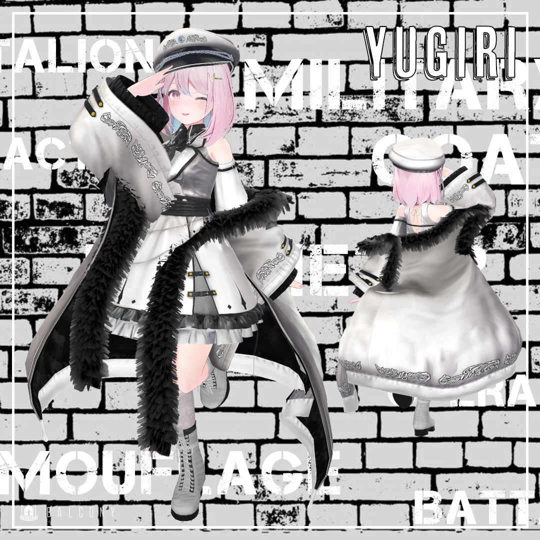 VRChat用衣装『MILITARY COAT』 - BALCONY - BOOTH