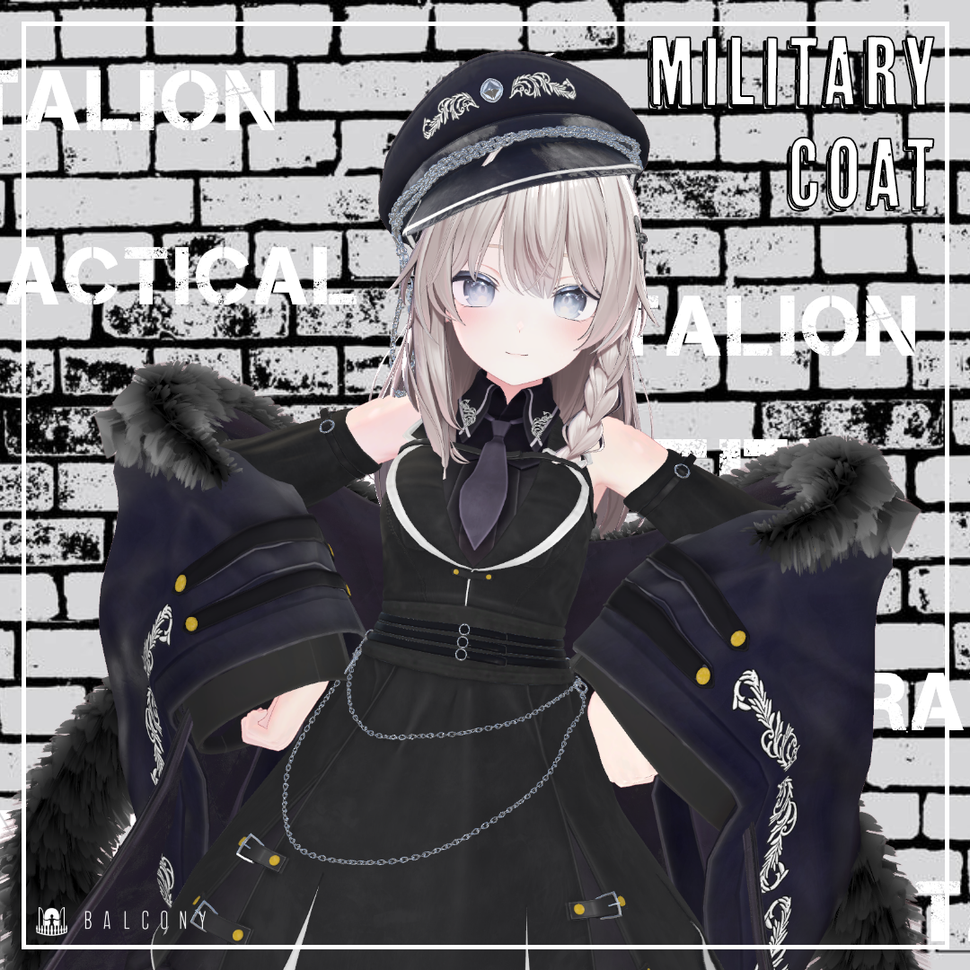 VRChat用衣装『MILITARY COAT』 - BALCONY - BOOTH