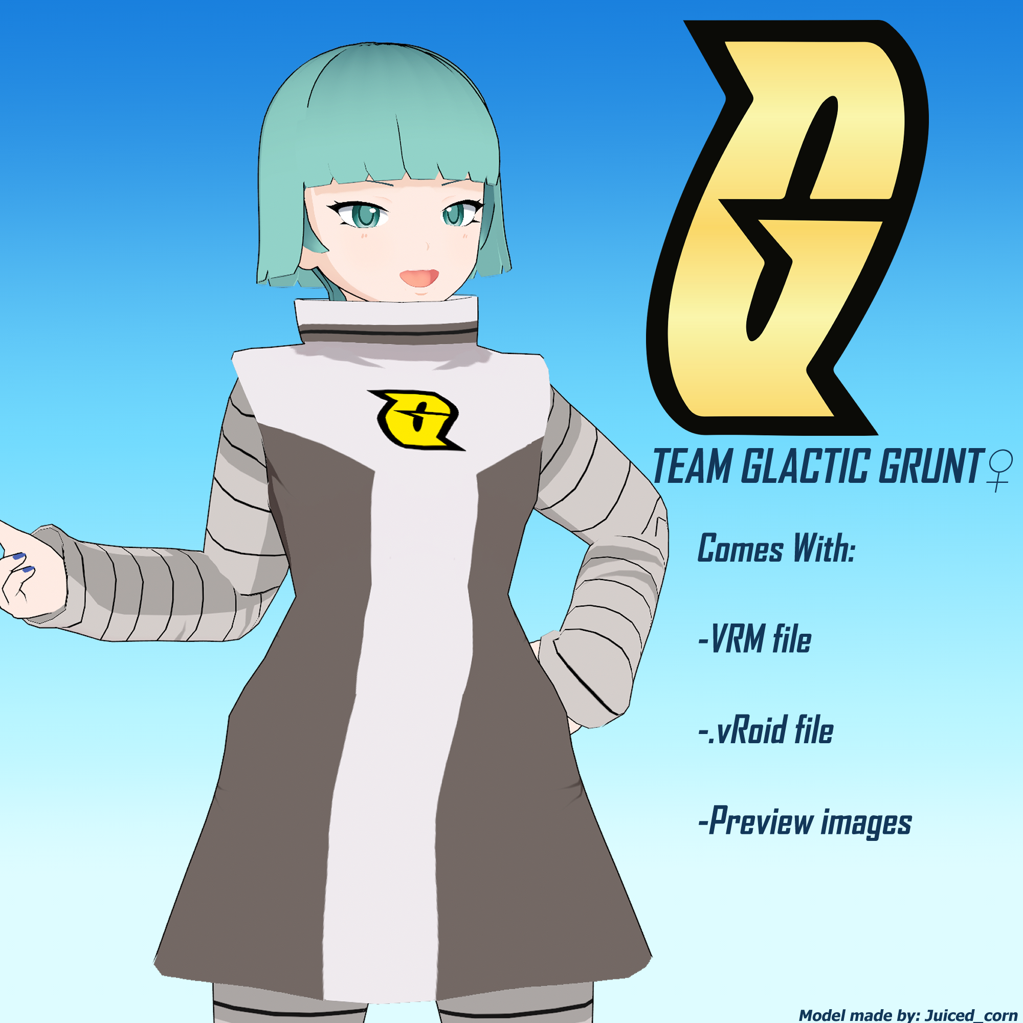 Team Galactic Grunt (female) - juicedcorn - BOOTH