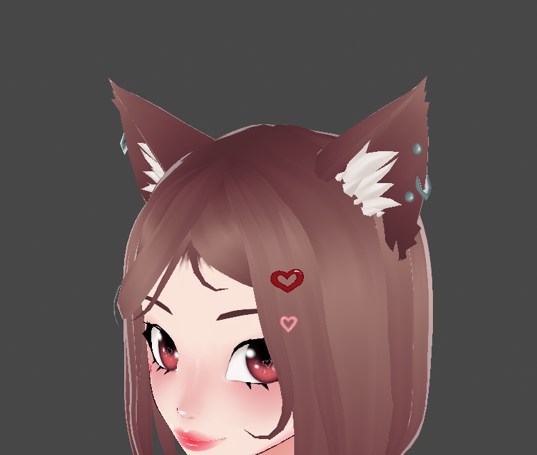 Cat Earrings [Vroid Free] - ninakitty25 - BOOTH