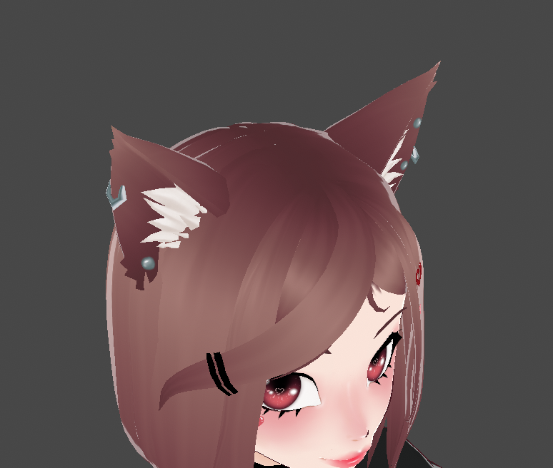 Cat Earrings [Vroid Free] - ninakitty25 - BOOTH