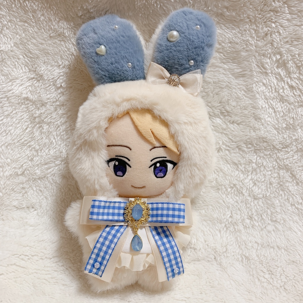 ホワイト×ブルーのうさぎさん - Ymym - BOOTH