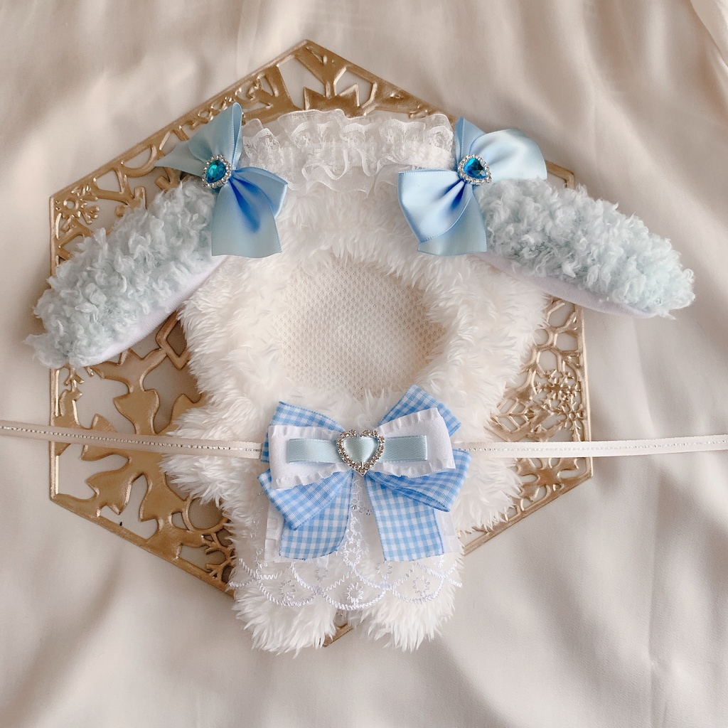 水色の垂れ耳うさちゃん - Ymym - BOOTH