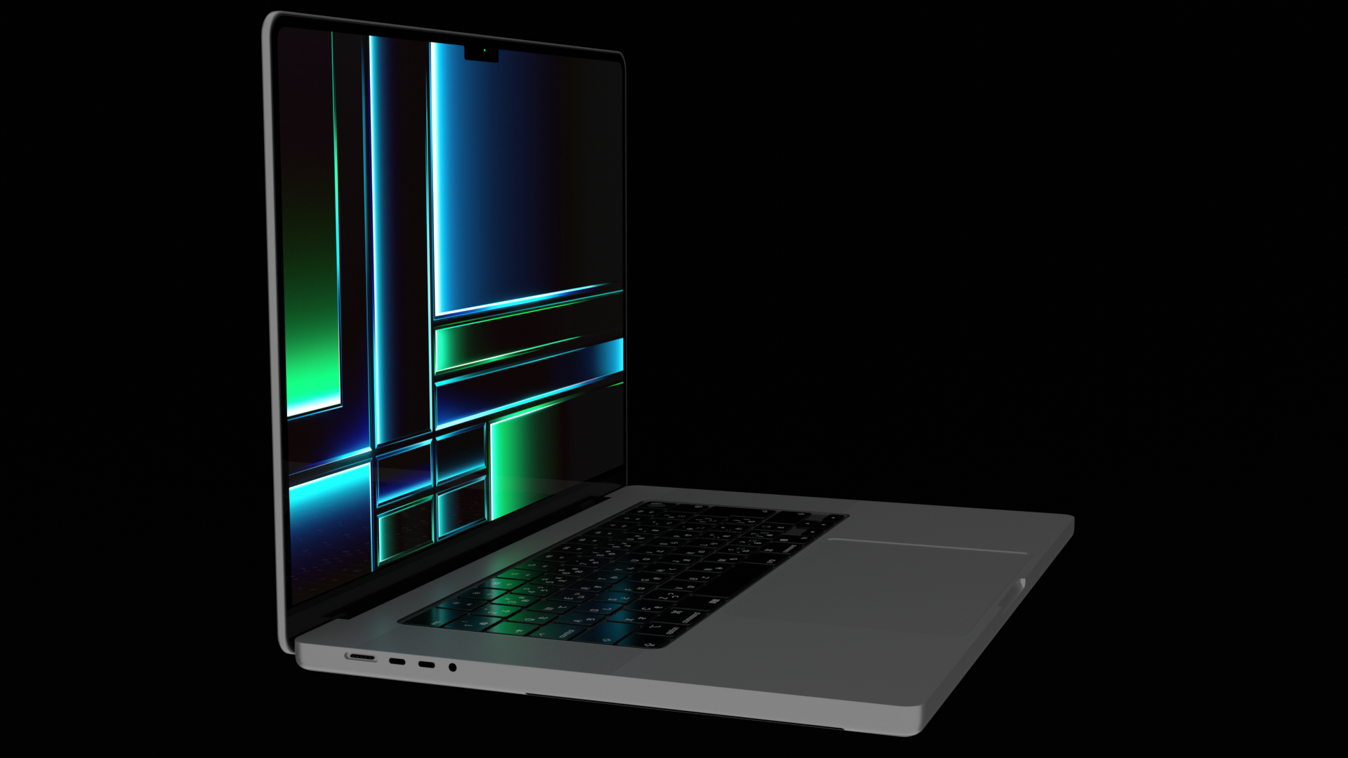 M2 Max Macbook Pro 16-inch model【blender】 - PEANUT-3D - BOOTH