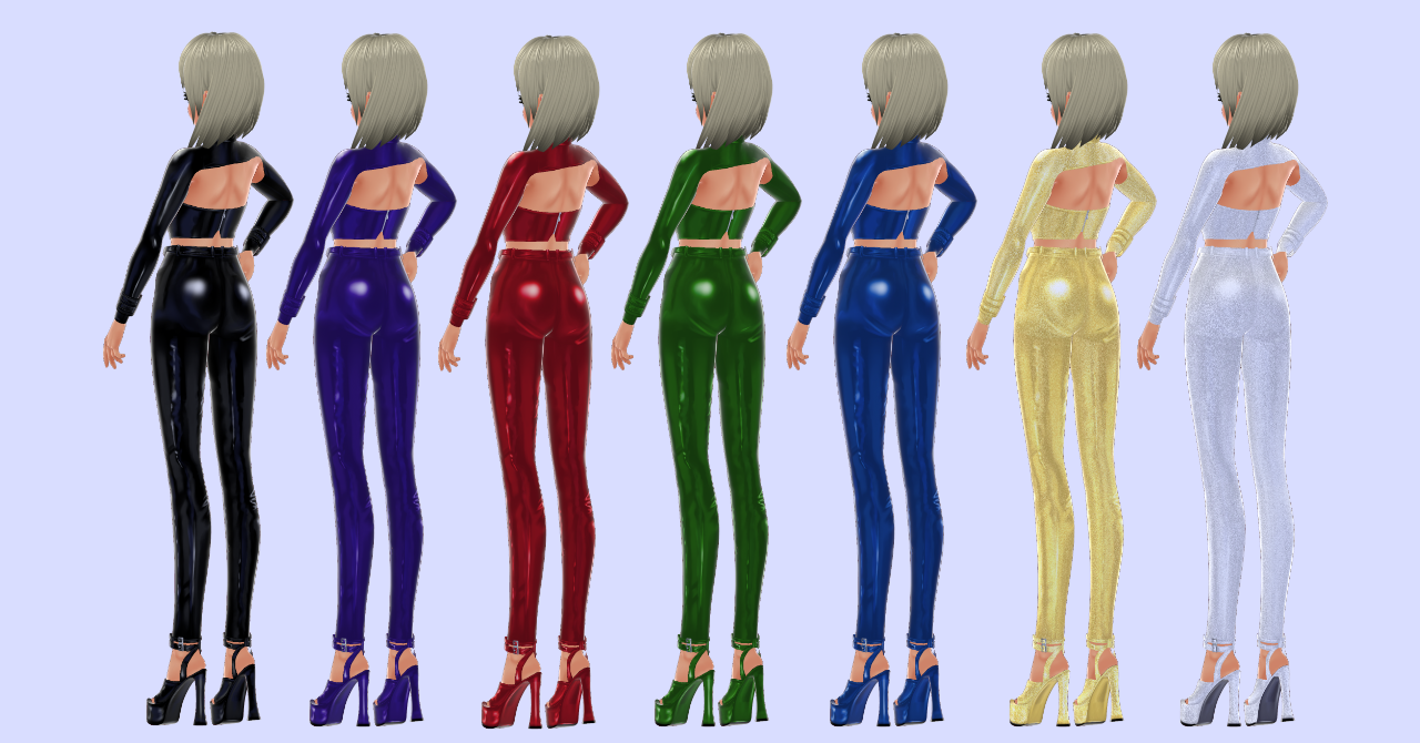 [VRoid][BodySuits][2024]セクシーボディースーツ2 - 虹屋 - BOOTH