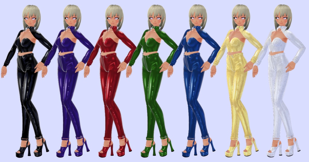 [VRoid][BodySuits][2024]セクシーボディースーツ2 - 虹屋 - BOOTH