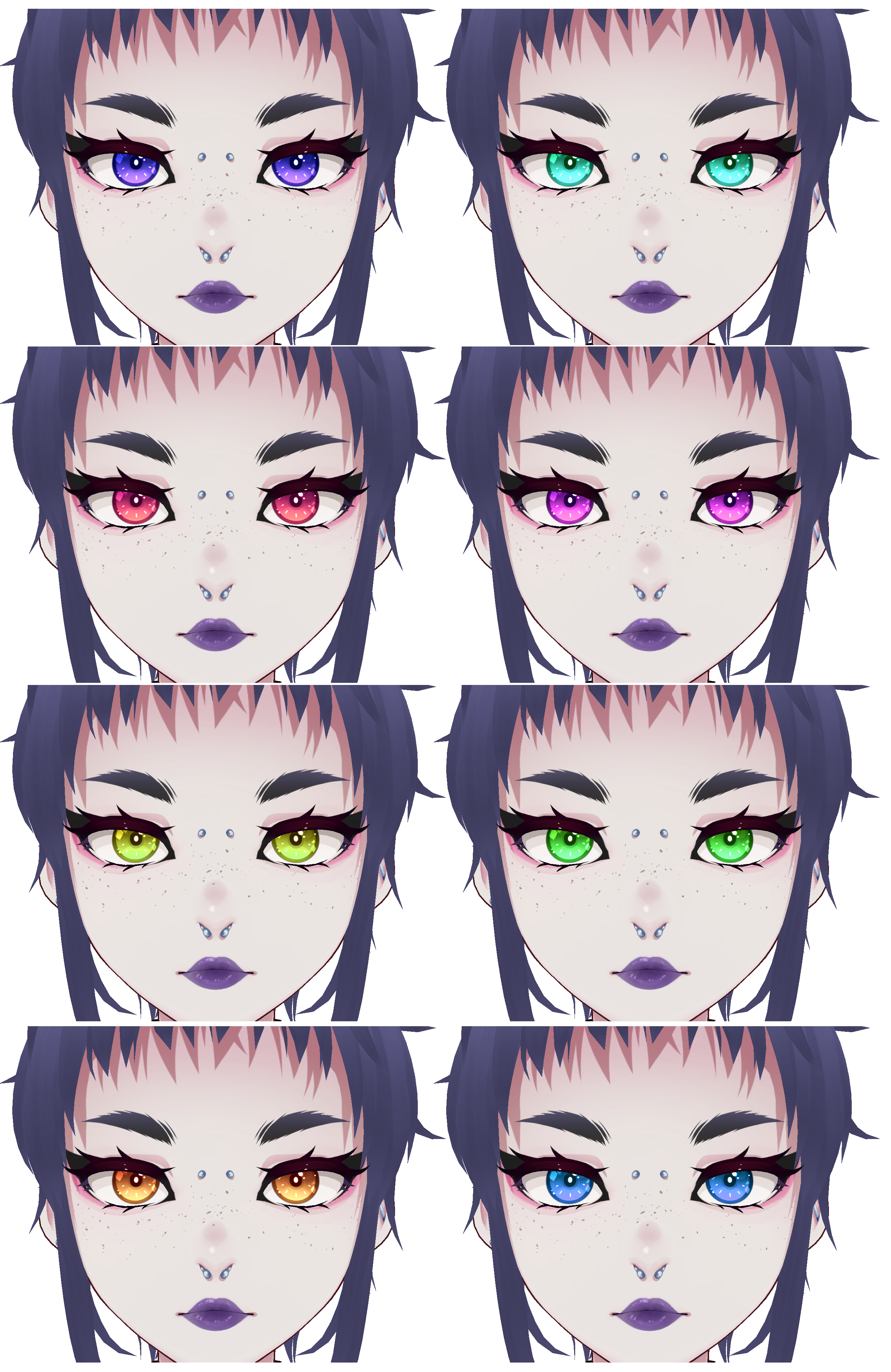 VRoid Eye Texture Set Vol 2 - acidicdollz - BOOTH
