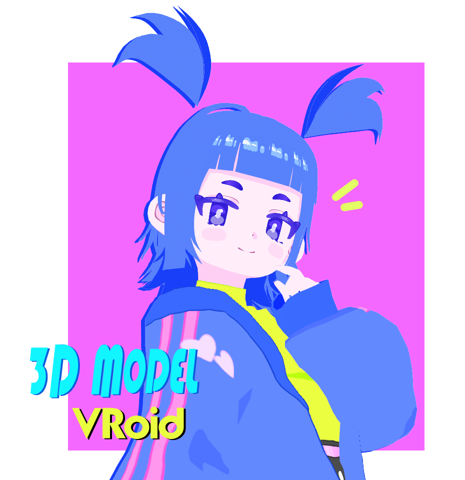 Vroid Model - P2U BUDGET Kawaii Girl - acidicdollz - BOOTH
