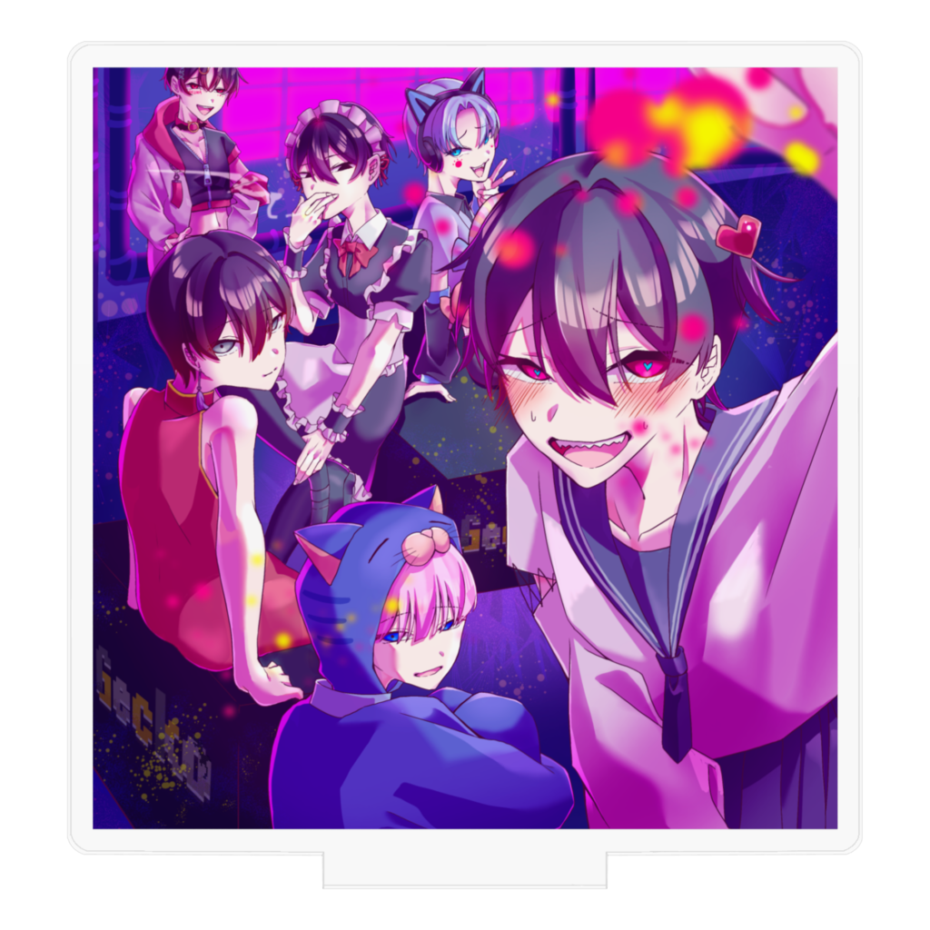 Geckoの創作男子アクスタ[YouTubeチャンネル登録者1万人記念グッズ] - gecko-goods - BOOTH