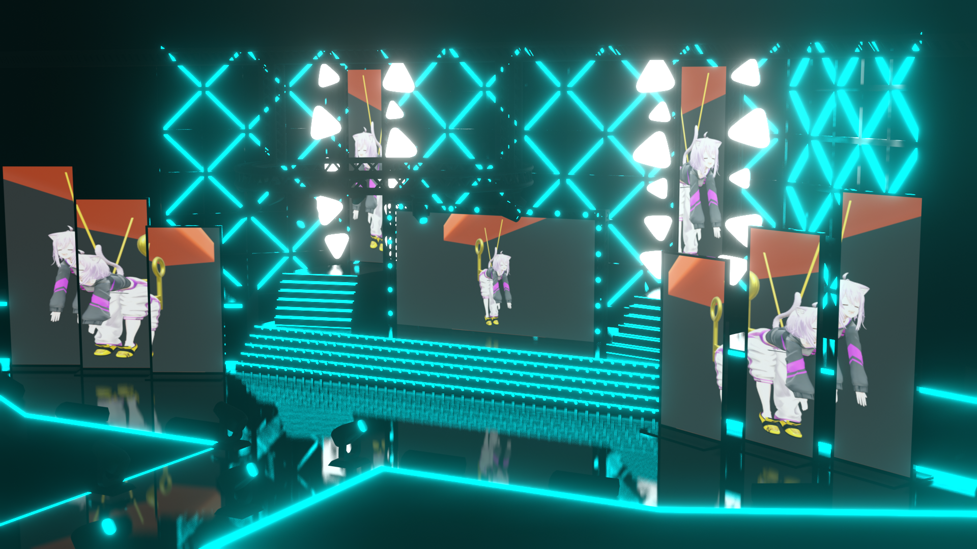 コンサートステージ Concert Stage【Hololive】非公式 - 朱朱ChuChu/あかブー - BOOTH