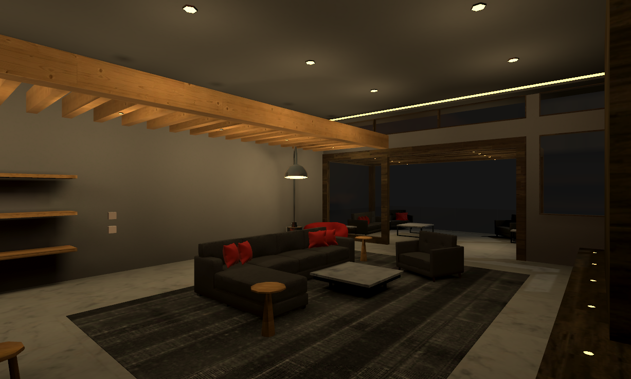 Modern Single Room VRChat Avatar World Quest Ready - spookyghostboo - BOOTH