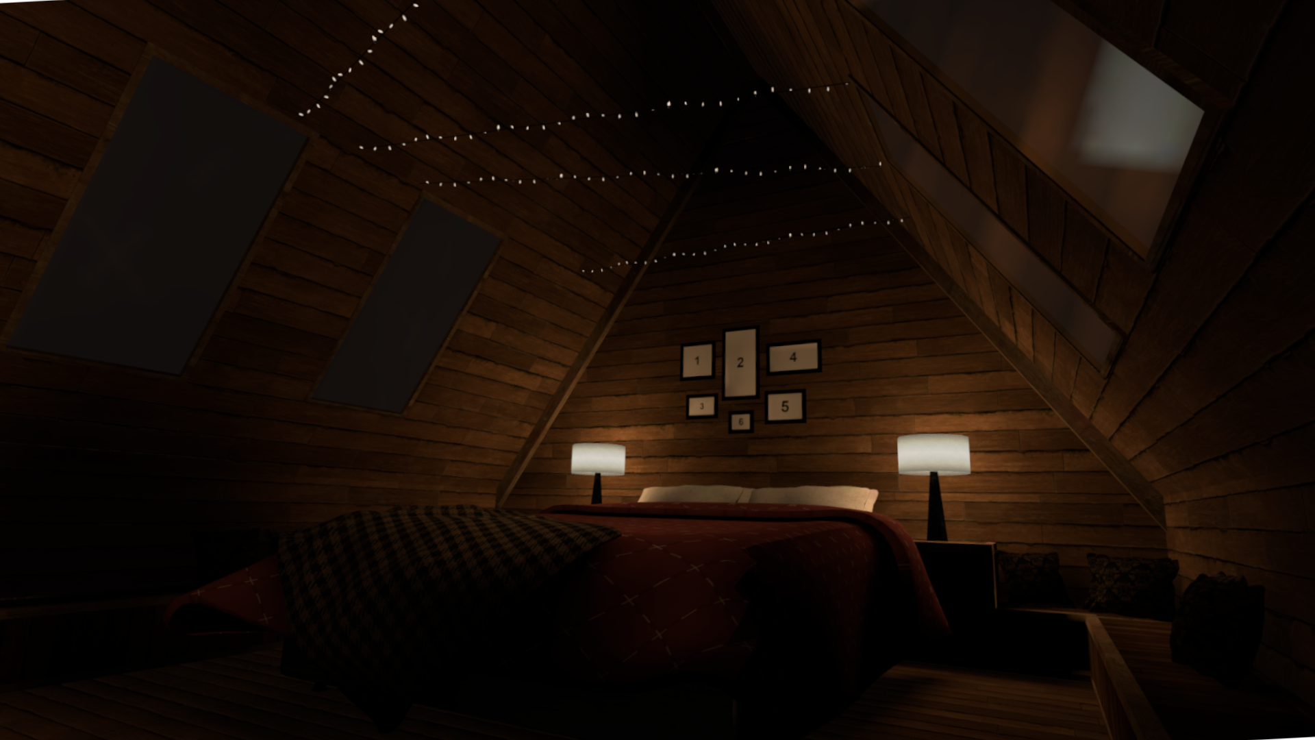 VRChat Small Attic Room - spookyghostboo - BOOTH