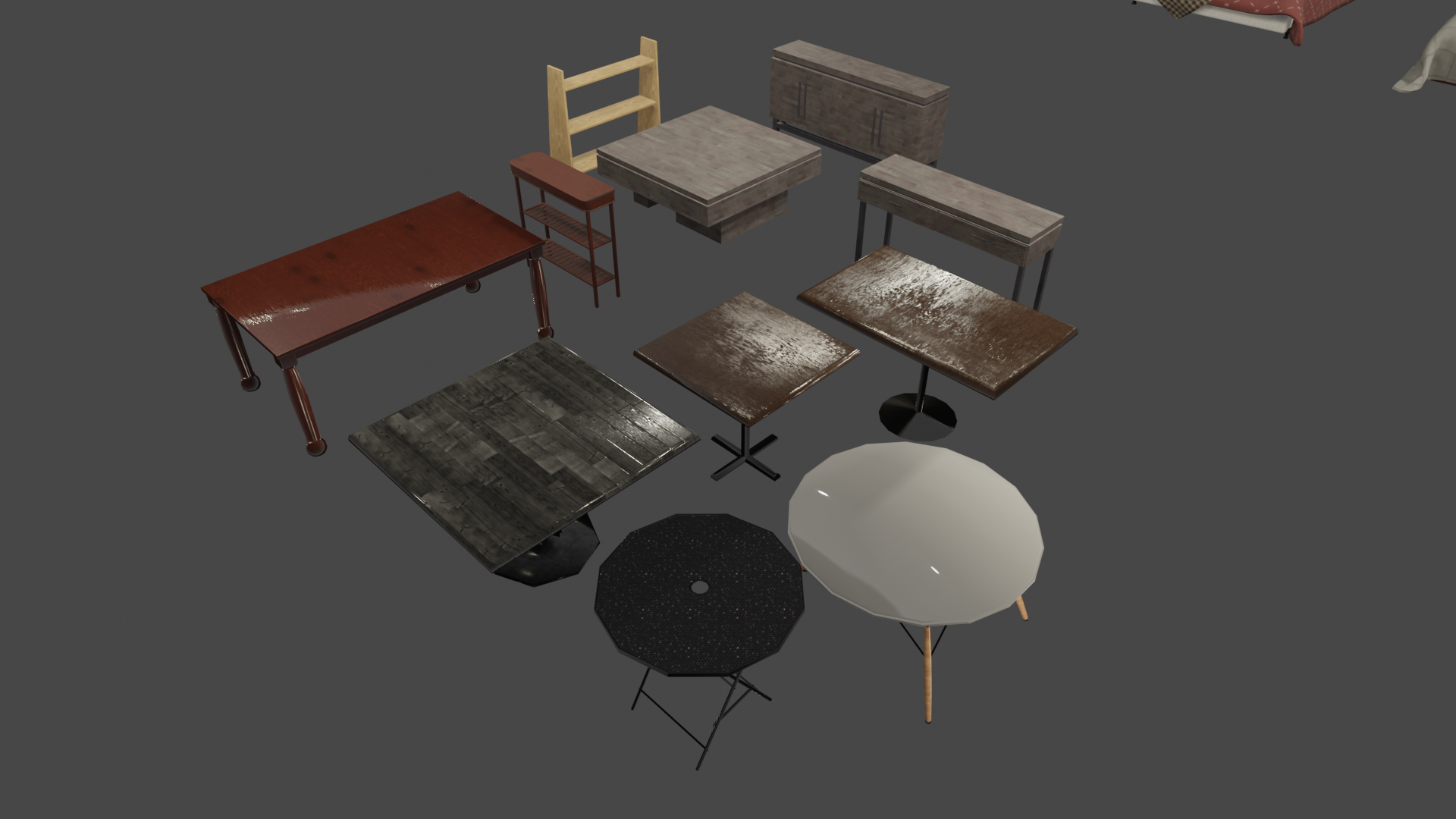 Interior and Furniture Prop Pack VRChat - spookyghostboo - BOOTH