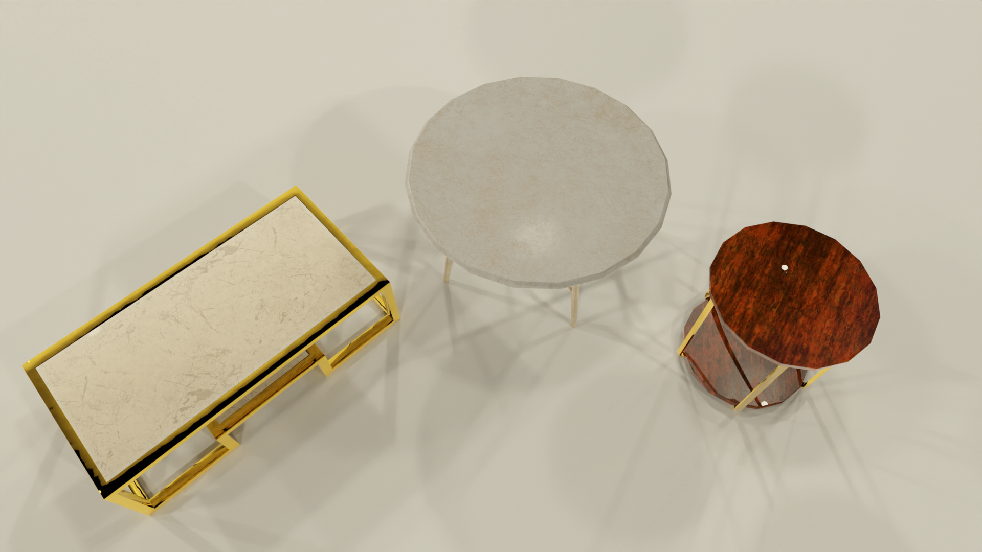 Circular Room and Furniture Props Designed for VRC - spookyghostboo - BOOTH