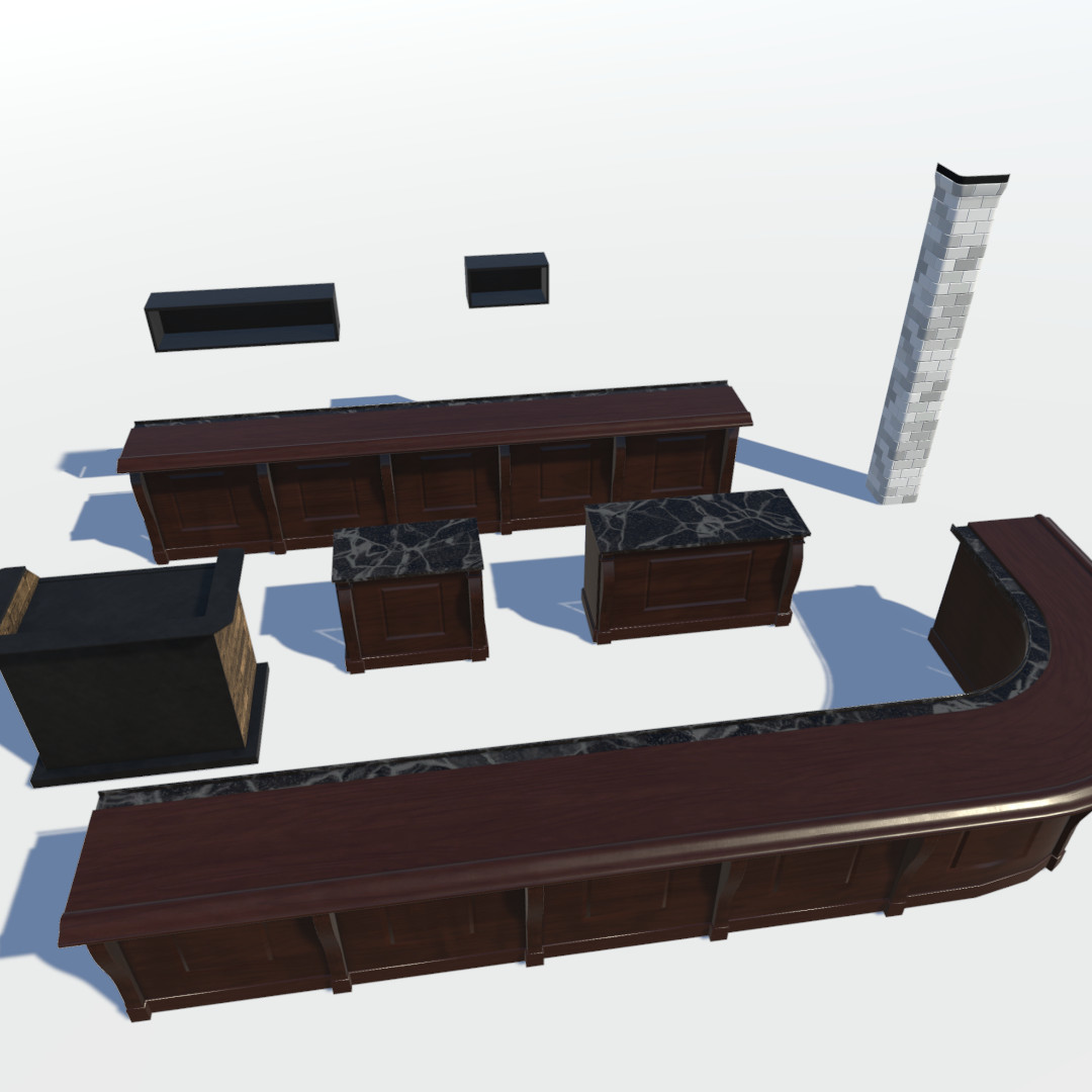 Bar and Restaurant Assets - spookyghostboo - BOOTH