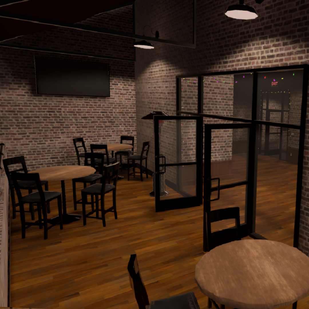 VRChat Pub Bar World The Corner Pocket Udon - spookyghostboo - BOOTH
