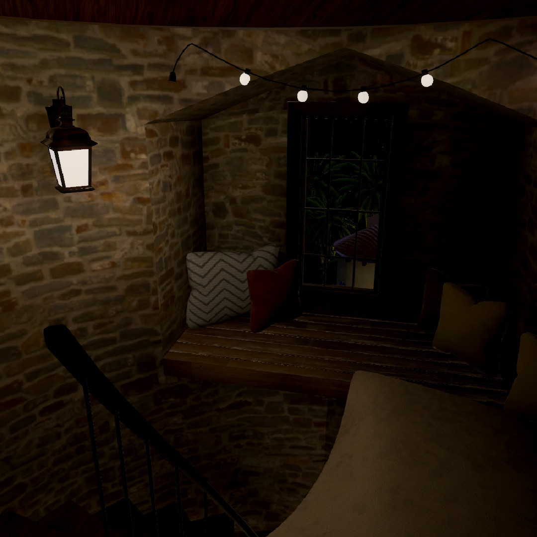 VRChat Mansion Tuscan Home World Udon - spookyghostboo - BOOTH