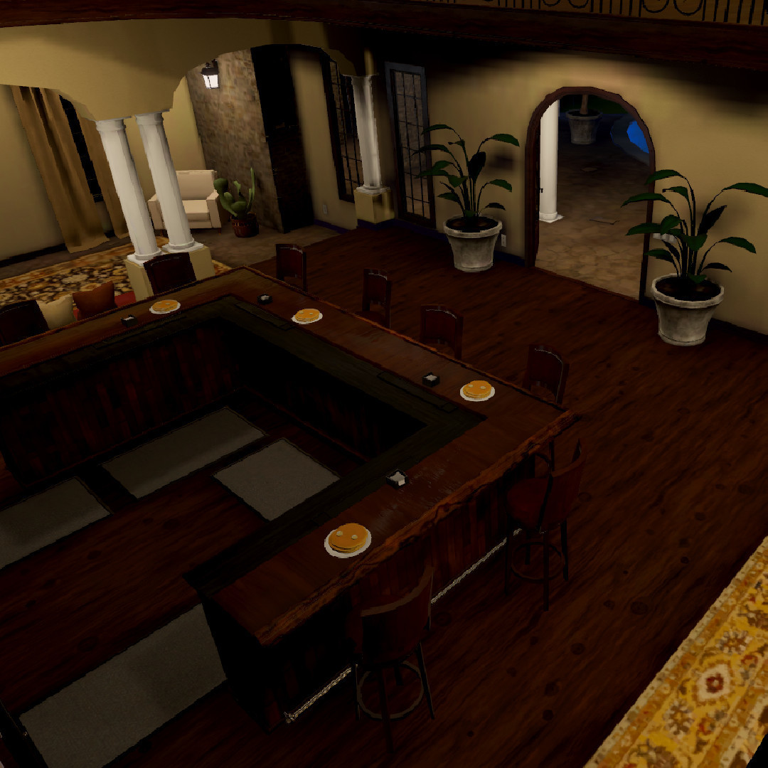 VRChat Mansion Tuscan Home World Udon - spookyghostboo - BOOTH