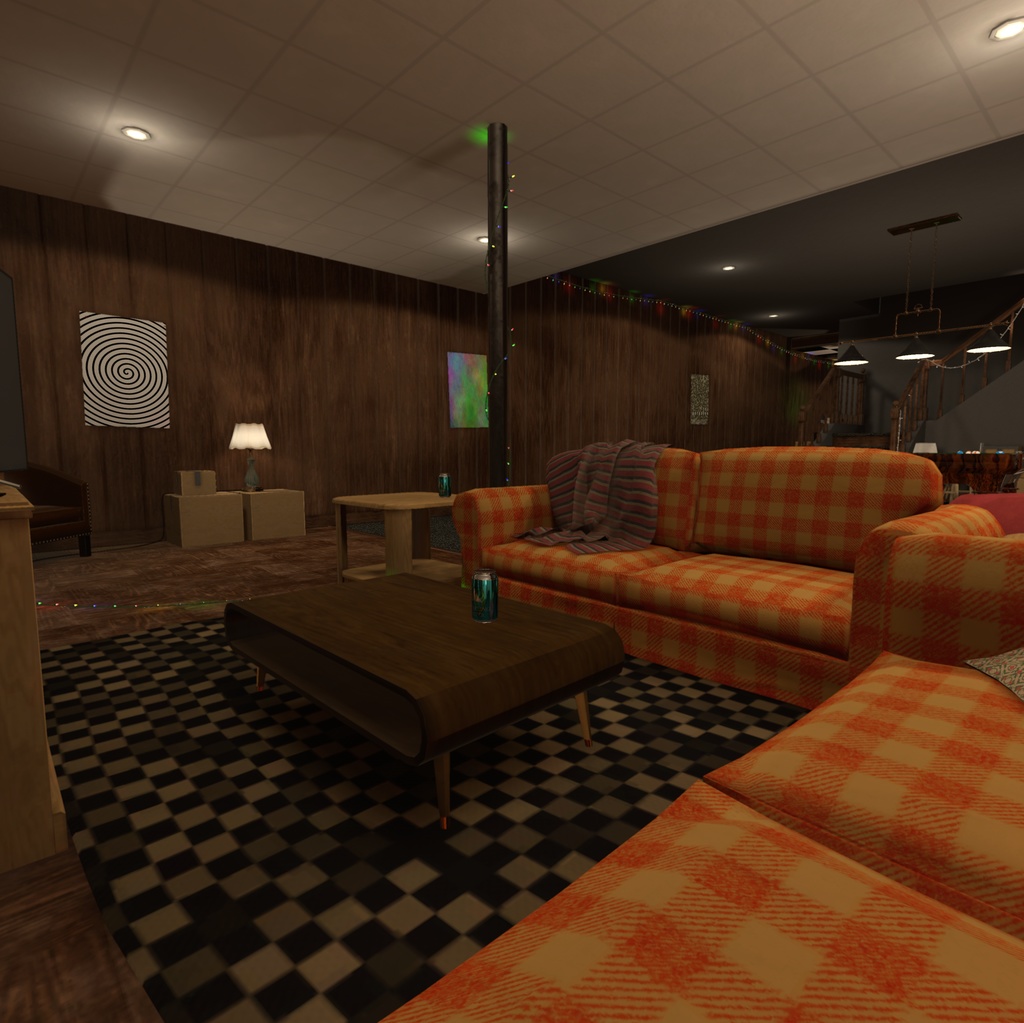 VRChat World My Parent's Basement Small Room [Udon] - spookyghostboo ...