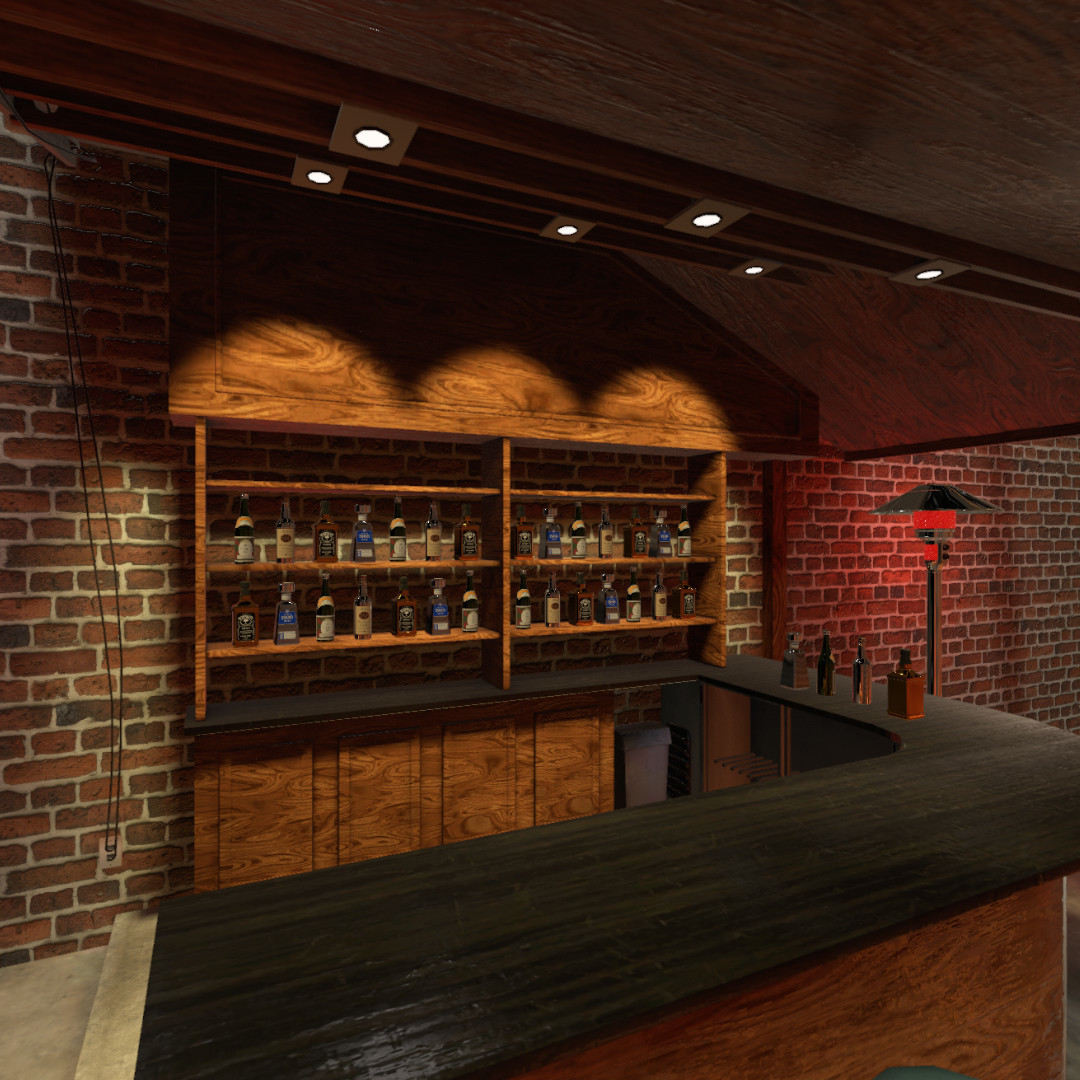 5th Street Bar, Large Multi Story Bar for VRChat - spookyghostboo - BOOTH