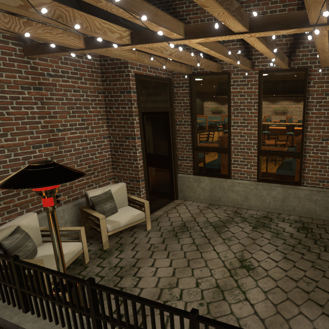 5th Street Bar, Large Multi Story Bar for VRChat - spookyghostboo - BOOTH