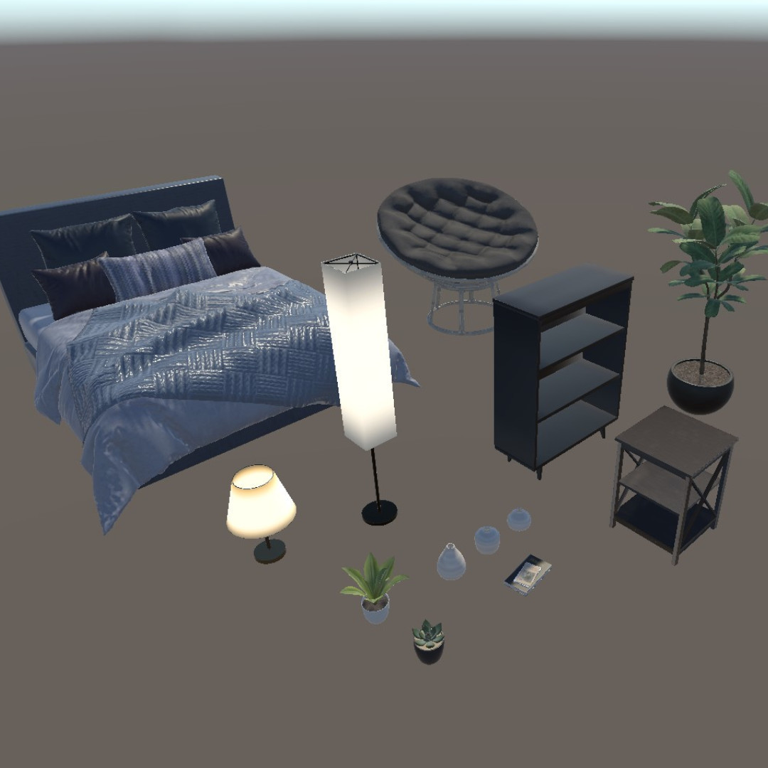 Single Bedroom Free VRChat World - spookyghostboo - BOOTH