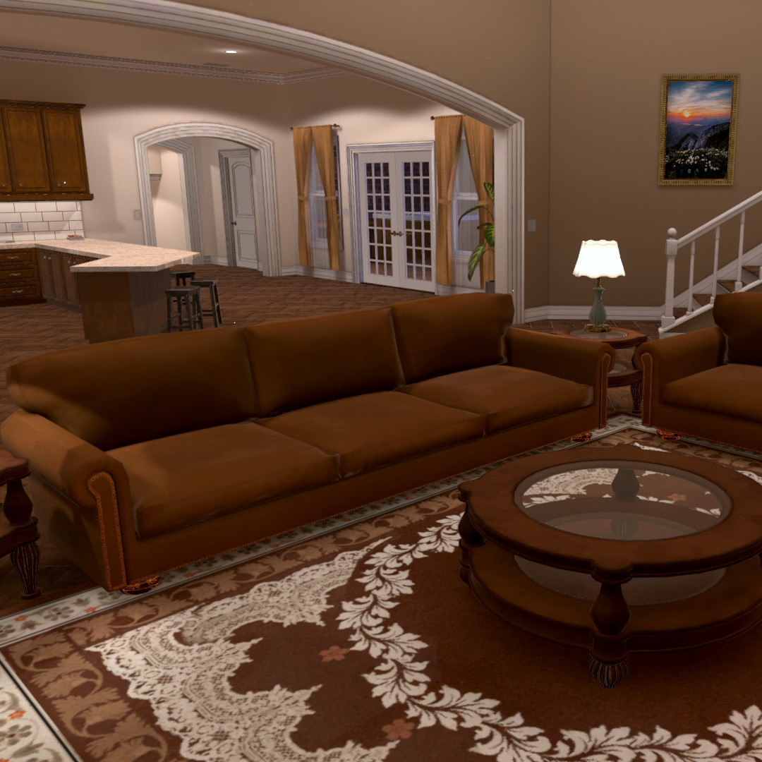 VRChat Suburban Home Rowdy Residence Large Mansion - spookyghostboo - BOOTH