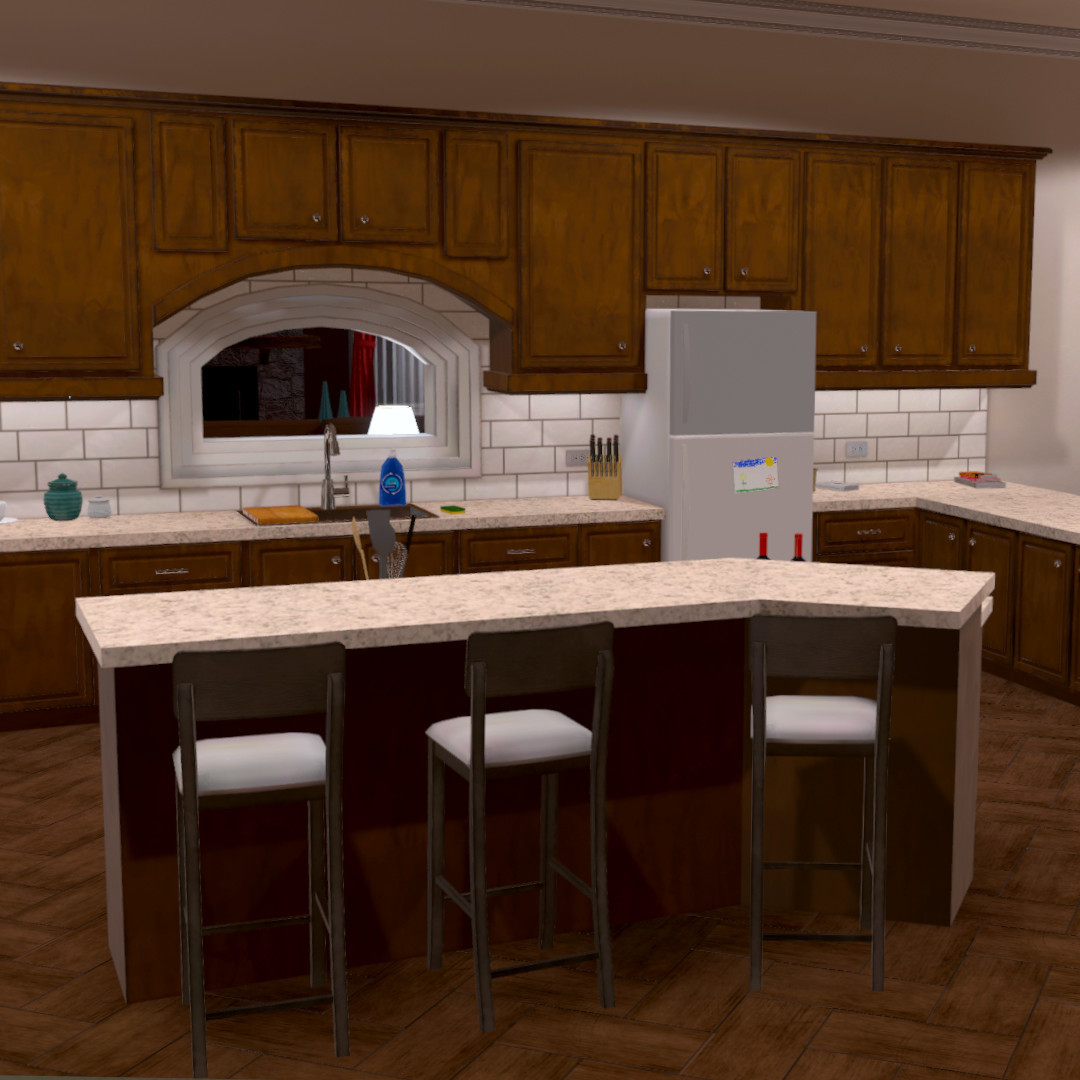 VRChat Suburban Home Rowdy Residence Large Mansion - spookyghostboo - BOOTH