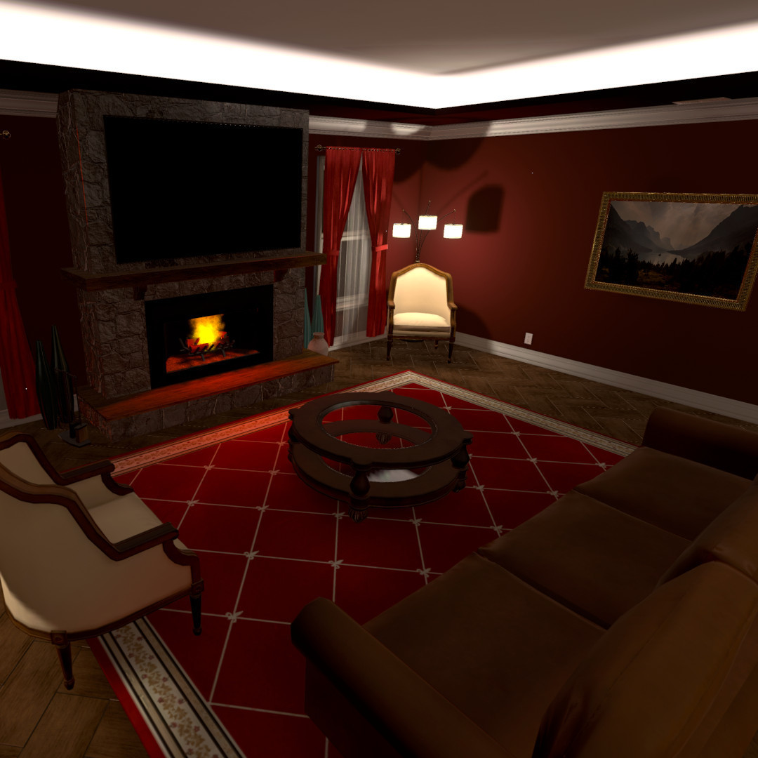 VRChat Suburban Home Rowdy Residence Large Mansion - spookyghostboo - BOOTH