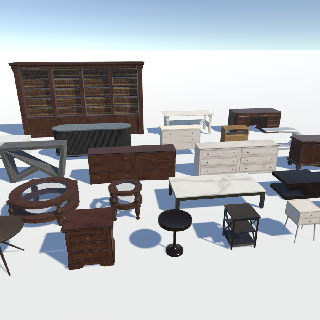 Furniture Pack Interior Props - spookyghostboo - BOOTH