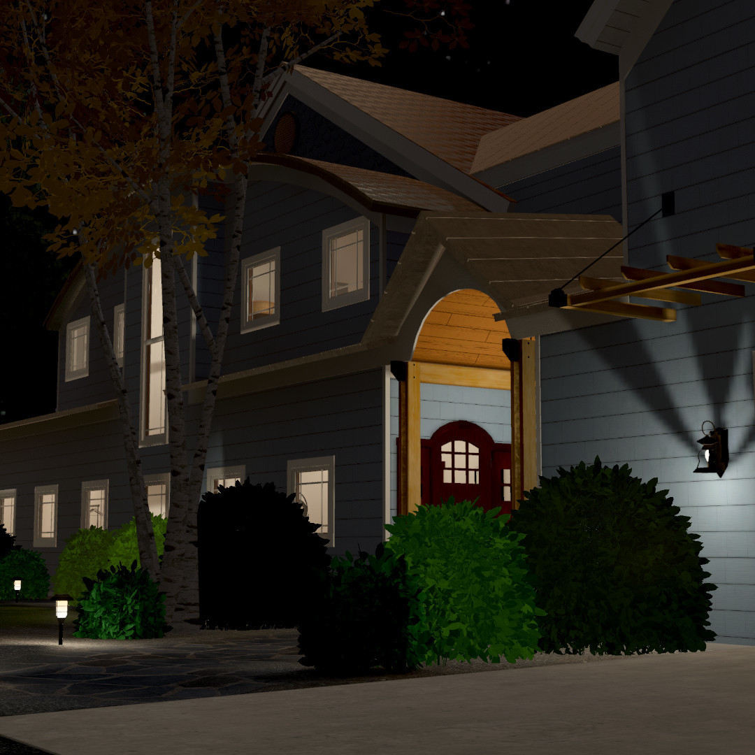 VRChat House Private Island Lighthouse - spookyghostboo - BOOTH
