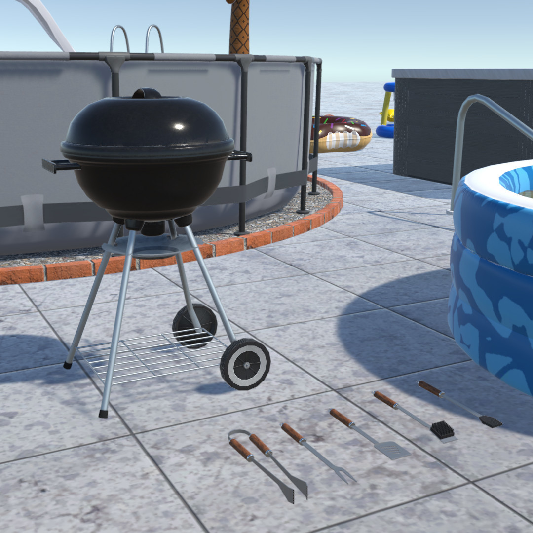 Pool Props Unity VRChat Inflatable Tubes and Patio Furniture ...