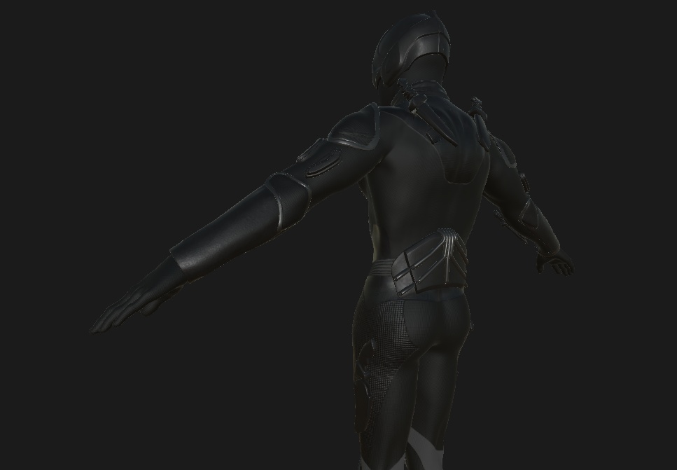 Black Noir [The Boys] VRChat Model Unity Package - Deltamations - BOOTH