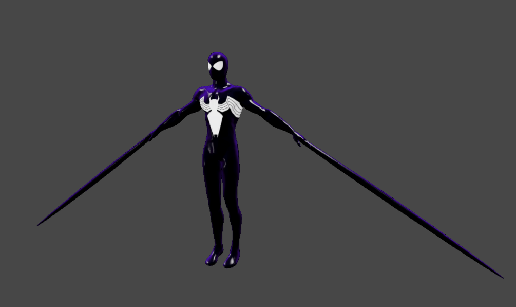 Ultimate Symbiote Spider-Man (VRChat Model) Unity Package ...