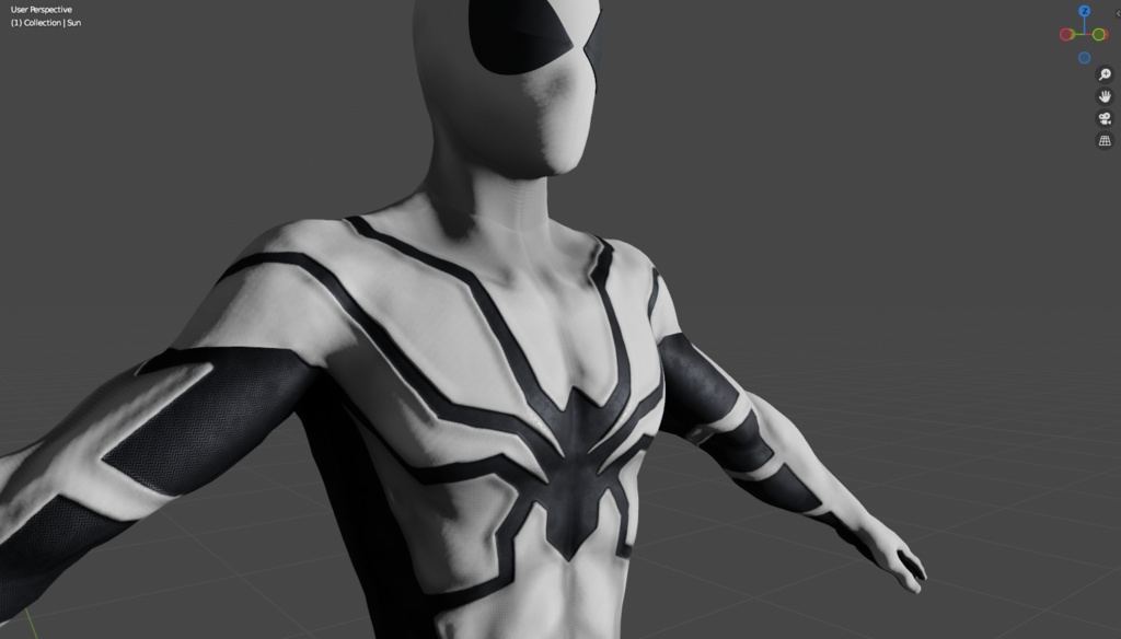 Future Foundation Spider-Man 3D FBX model (FBX Model and textures ...