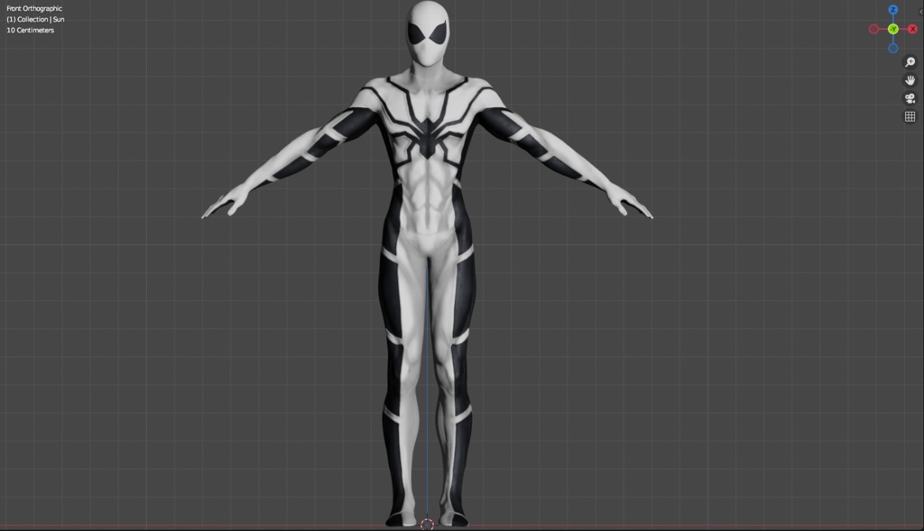 Future Foundation Spider-Man 3D FBX model (FBX Model and textures ...