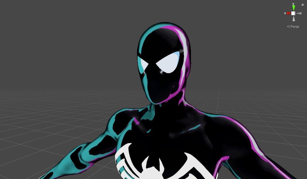 Comic Book Symbiote Spider-man VRC Model Unity Package - Deltamations ...